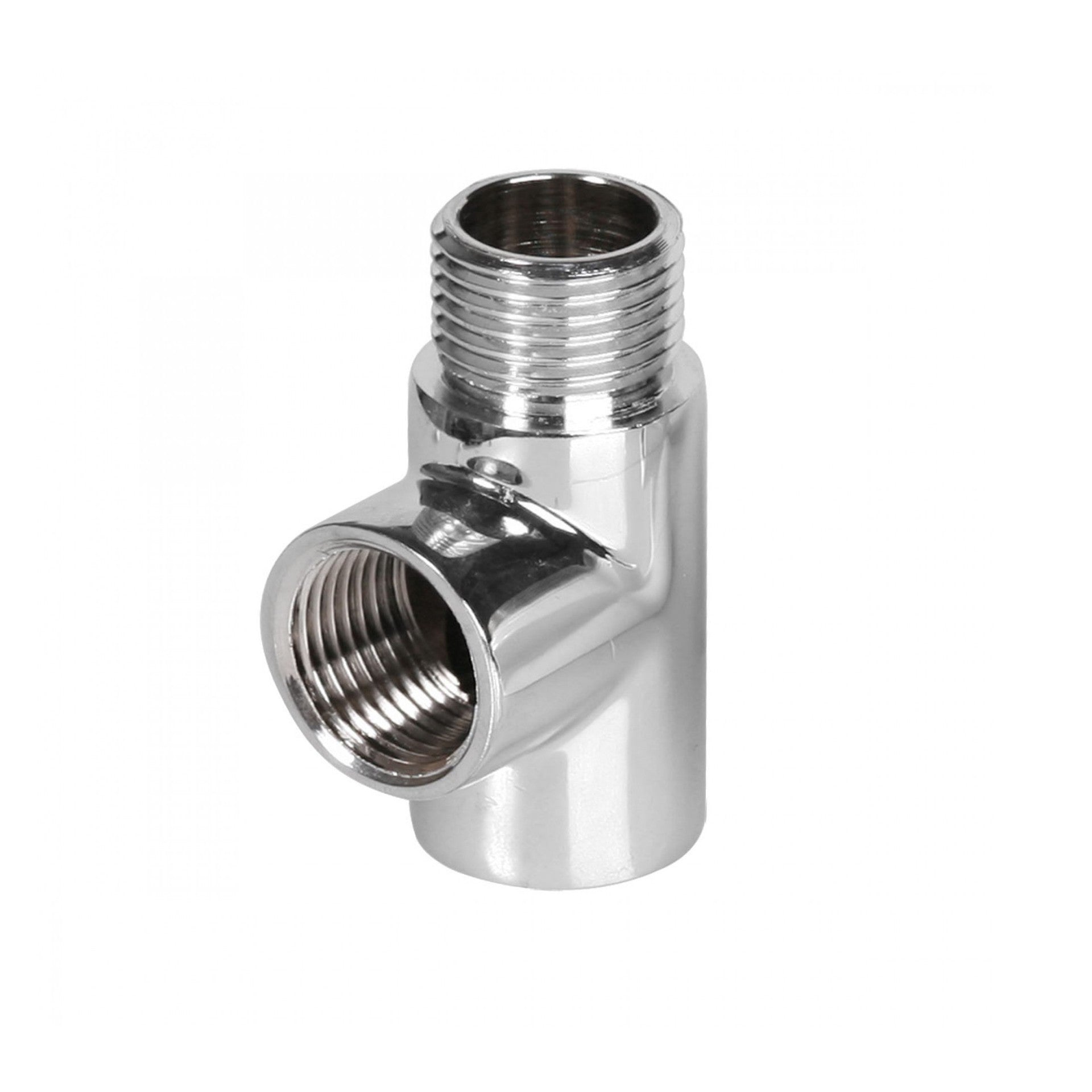 Heating Element Connector-Dual Fuel Chrome T-Piece For Towel Rails ...