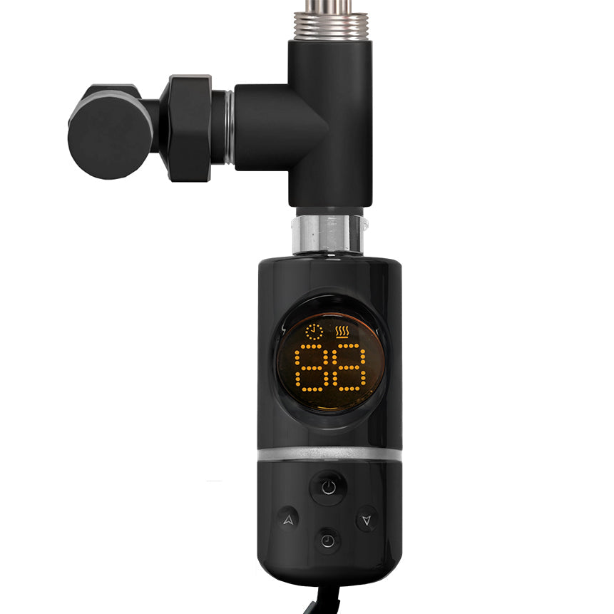 AF Type Dual Fuel Kit Thermostatic Towel Rail Electric Heating Immersi ...