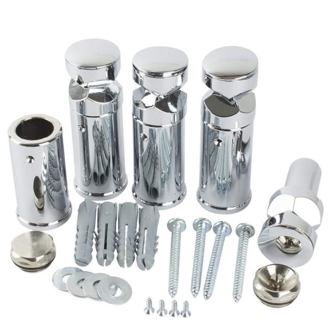 Replacement Mounting Universal Wall Brackets for Heated Towel Rail Rad ...